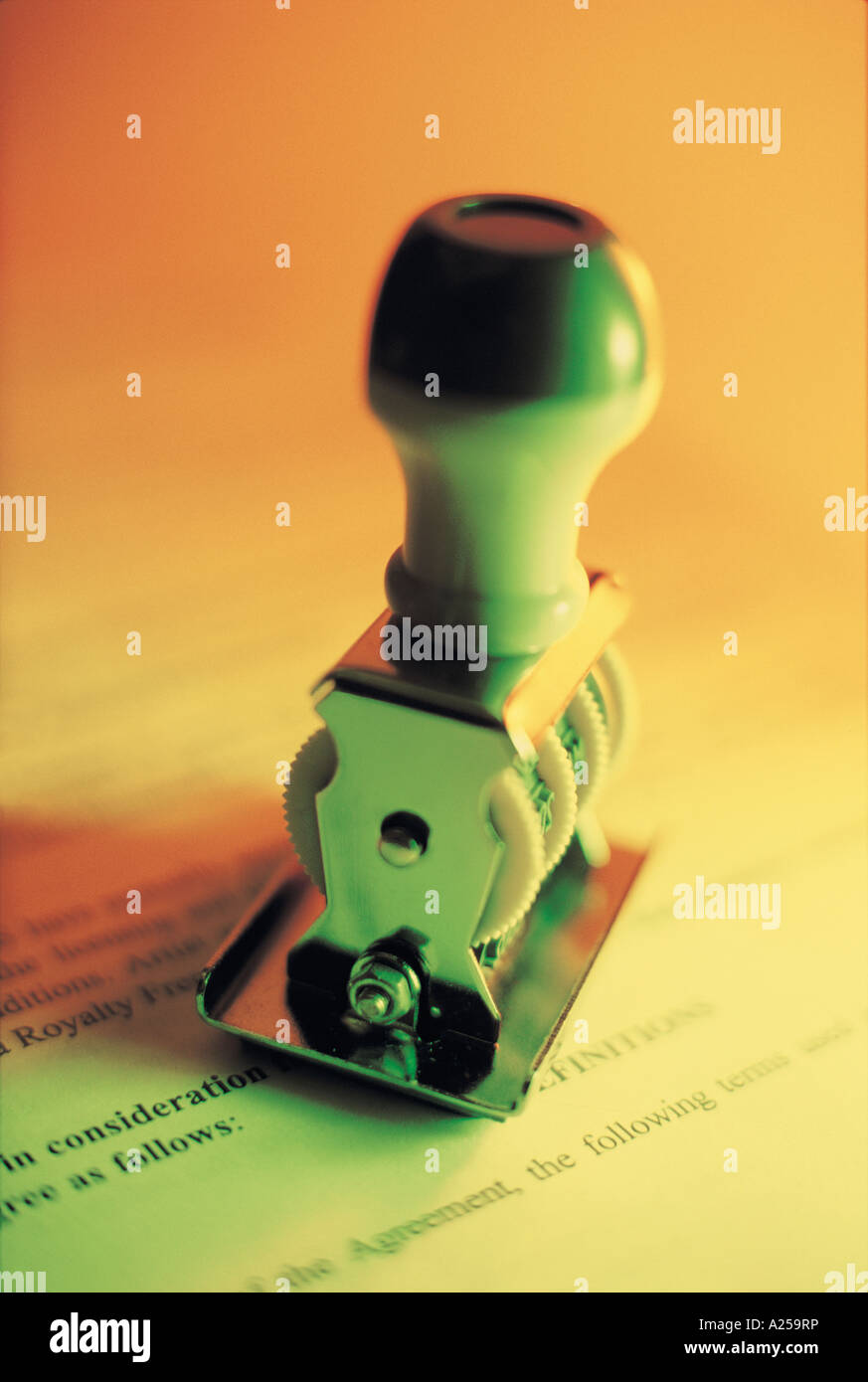 Official rubber stamp hi-res stock photography and images - Alamy