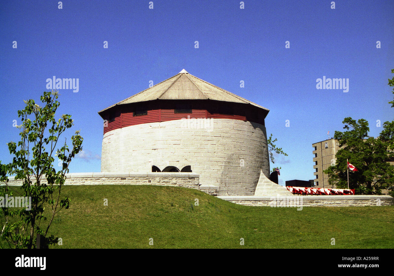 Martello Tower at Fort Frederick Kingston Ontario Canada Stock Photo ...