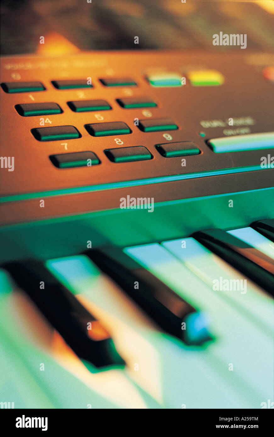 Electronic Music Keyboard Stock Photo - Alamy