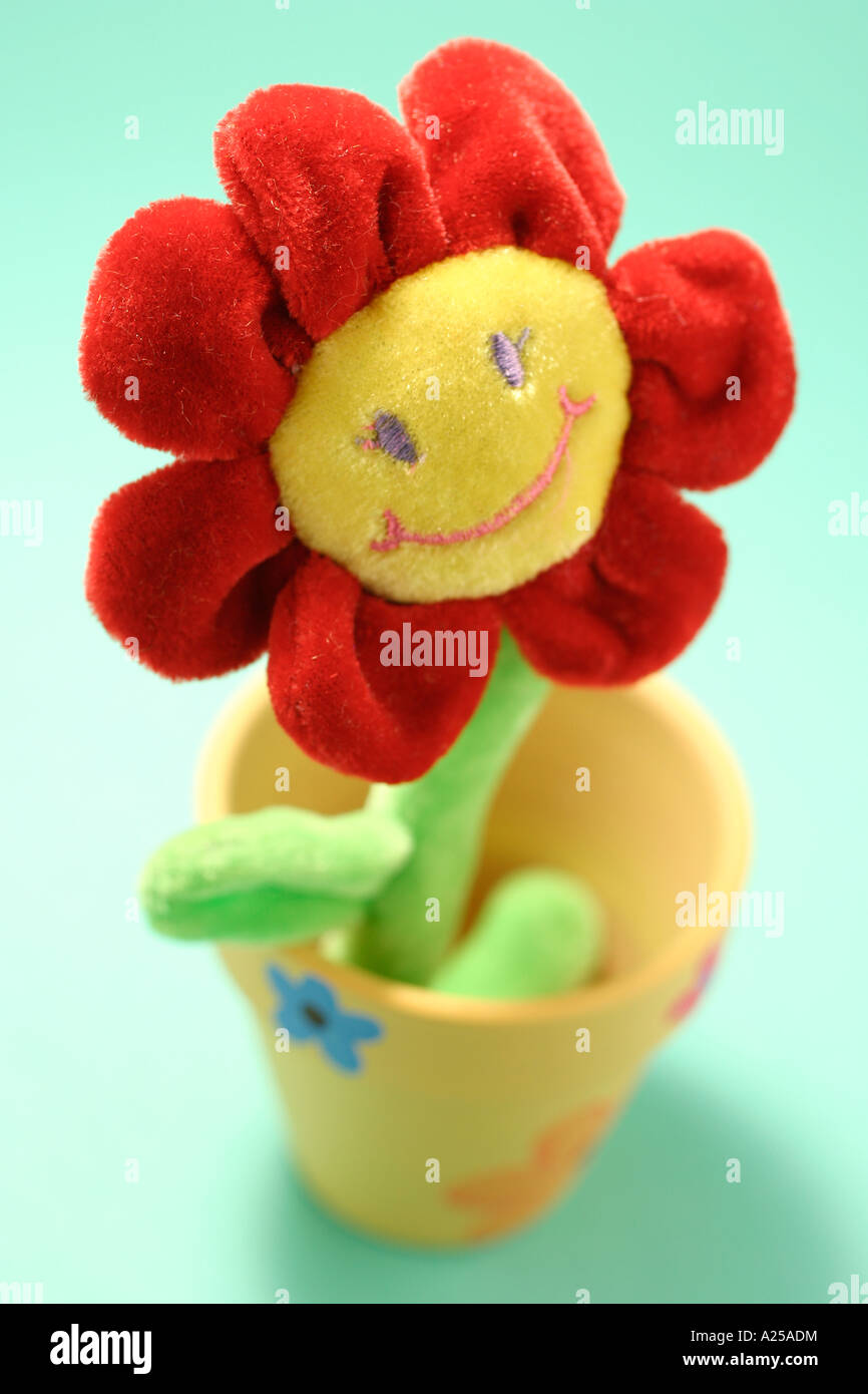 Soft Toy Flower Stock Photo - Alamy