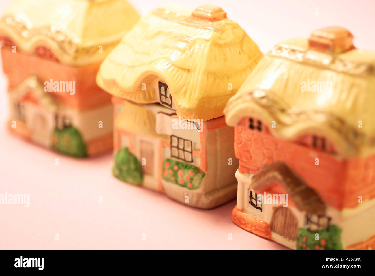 House figurines hi-res stock photography and images - Alamy
