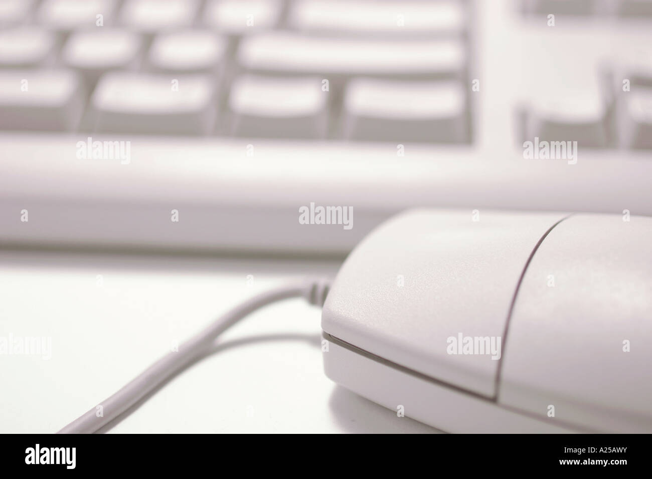Computer Mouse and Keyboard Stock Photo - Alamy