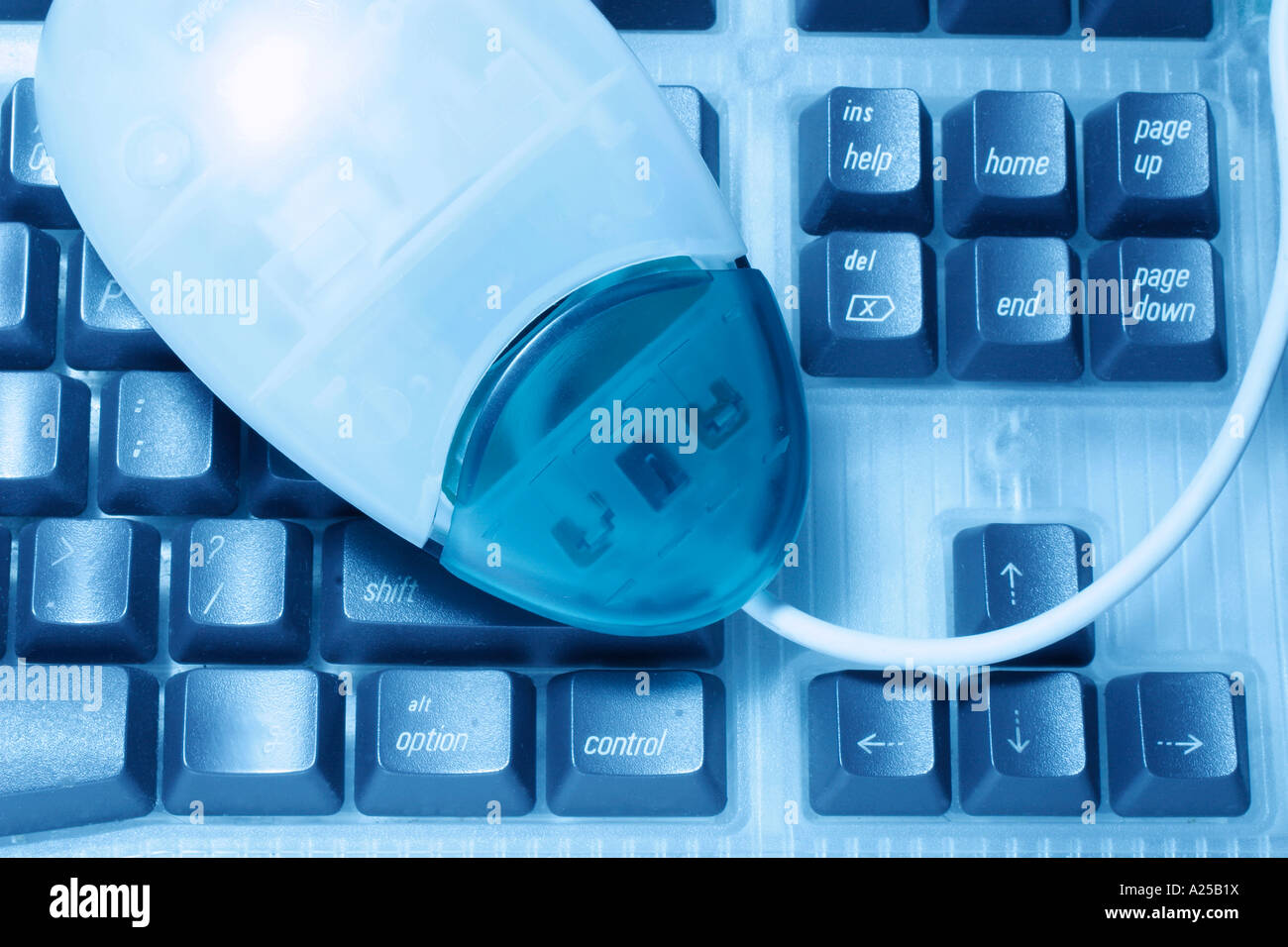 Computer Mouse and Keyboard Stock Photo - Alamy