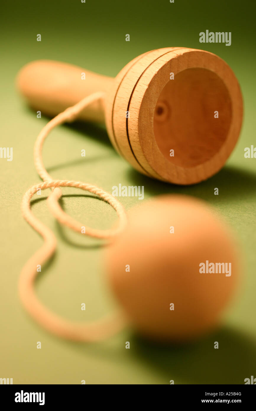 Cup and Ball Game Stock Photo - Alamy