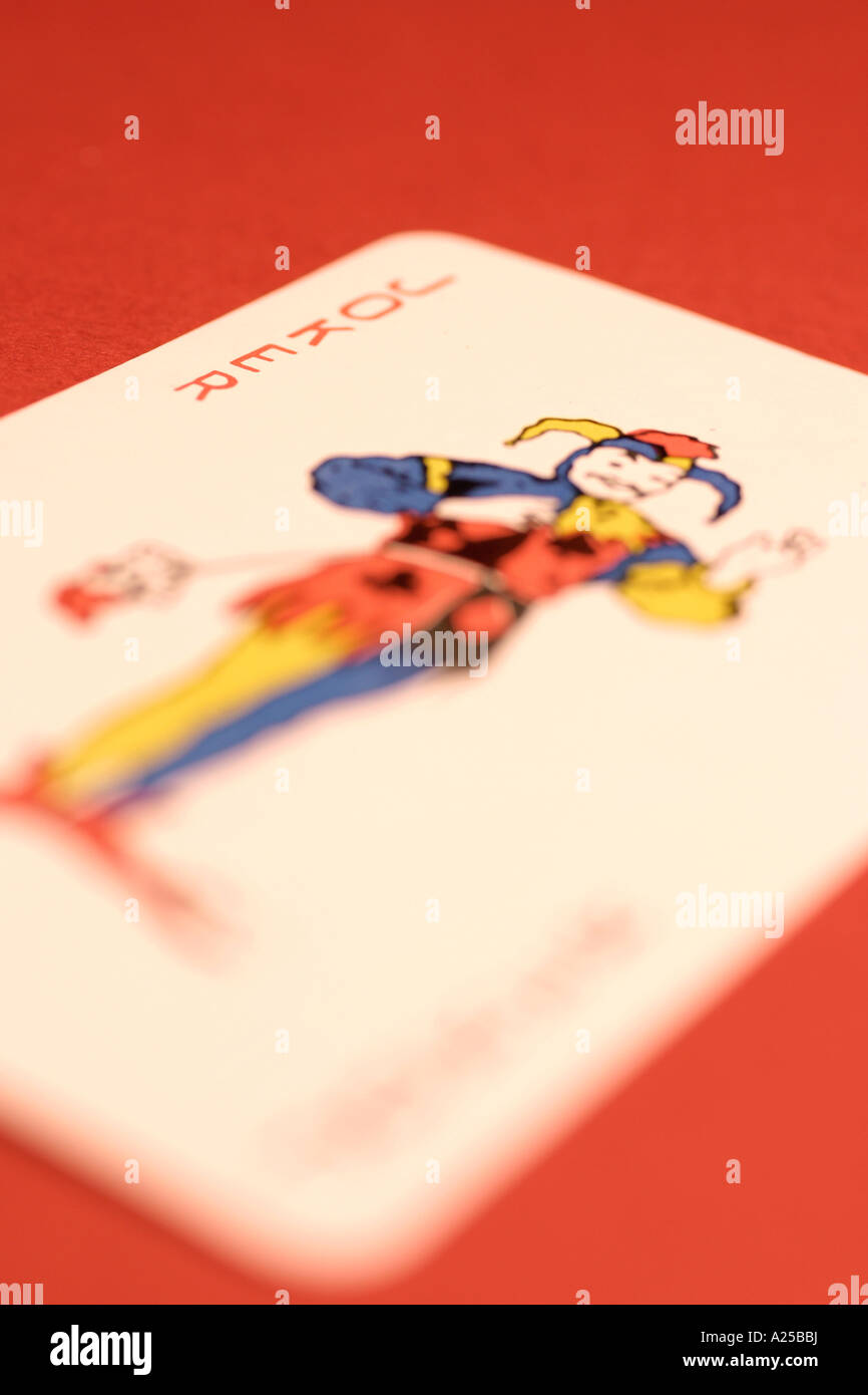Jester card hi-res stock photography and images - Alamy