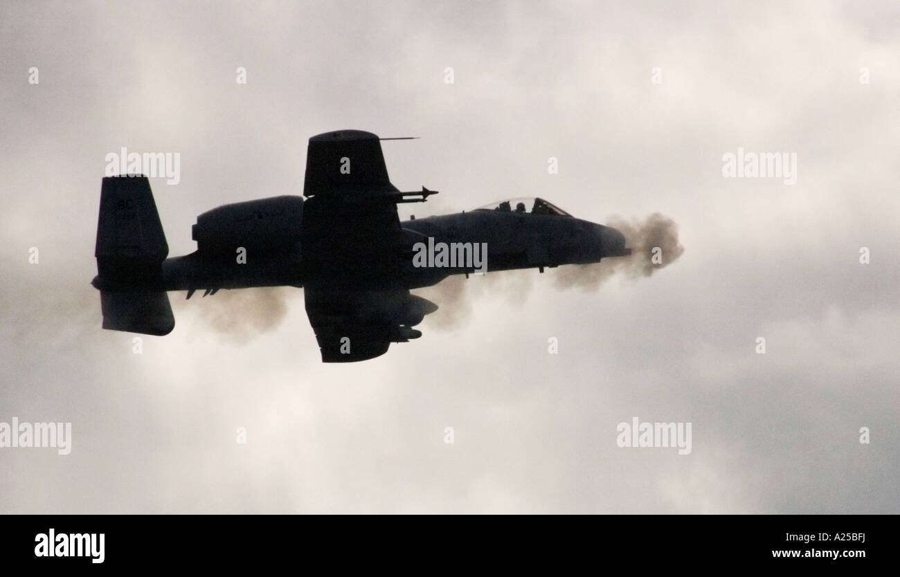 A10 War Hog doing gun testing on the gun range 4000 rounds per minute ...