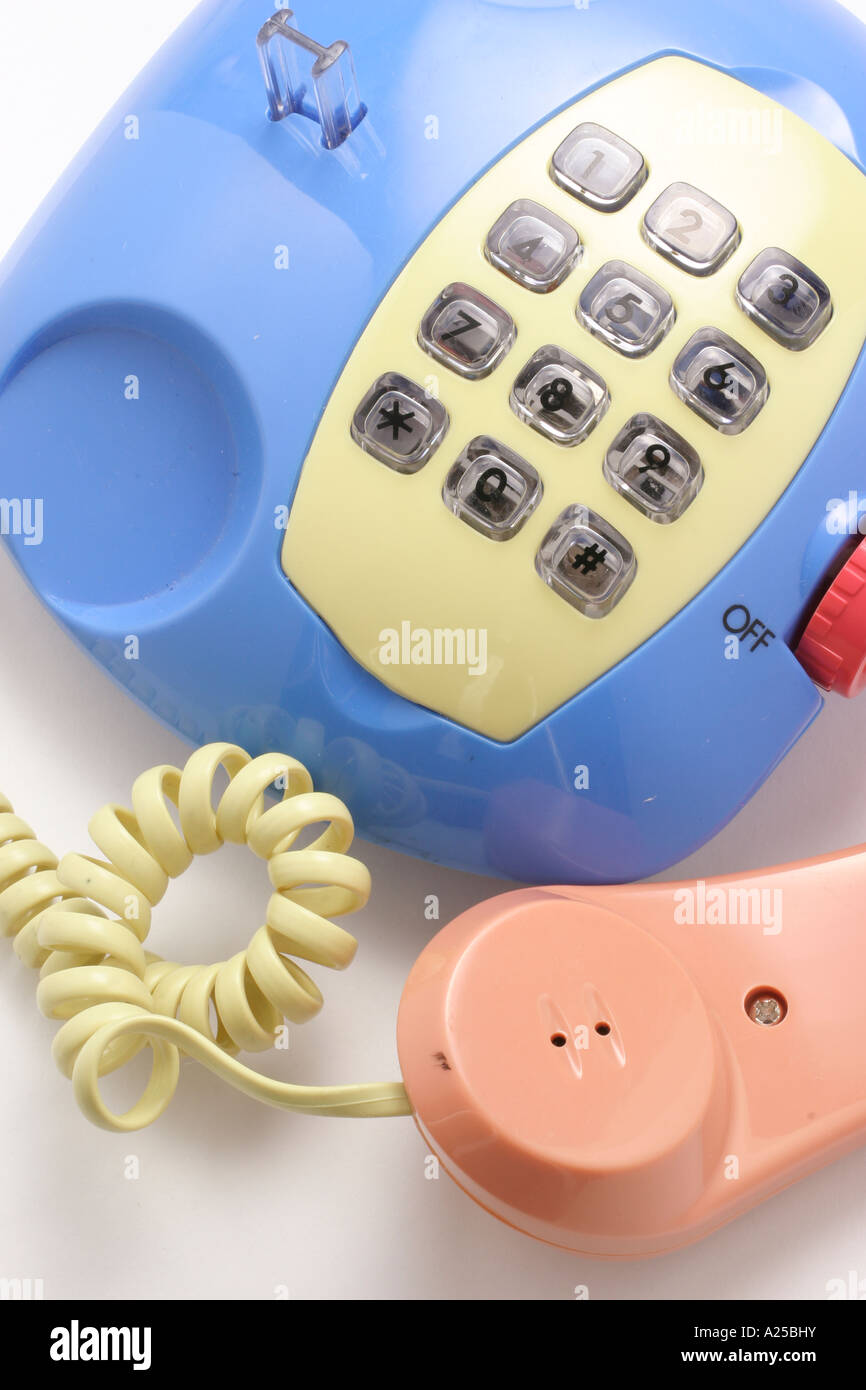 Plastic toy phone hi-res stock photography and images - Alamy