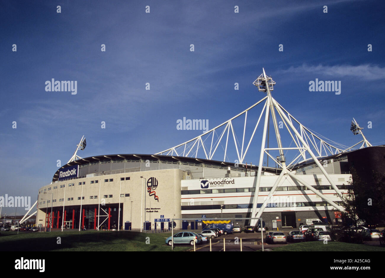 The Reebok Stadium in Bolton home to Bolton Wanderers Football Club ...