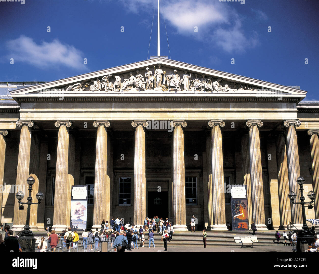 FRONT ENTRANCE BRITISH MUSEUM LONDON ENGLAND Stock Photo - Alamy