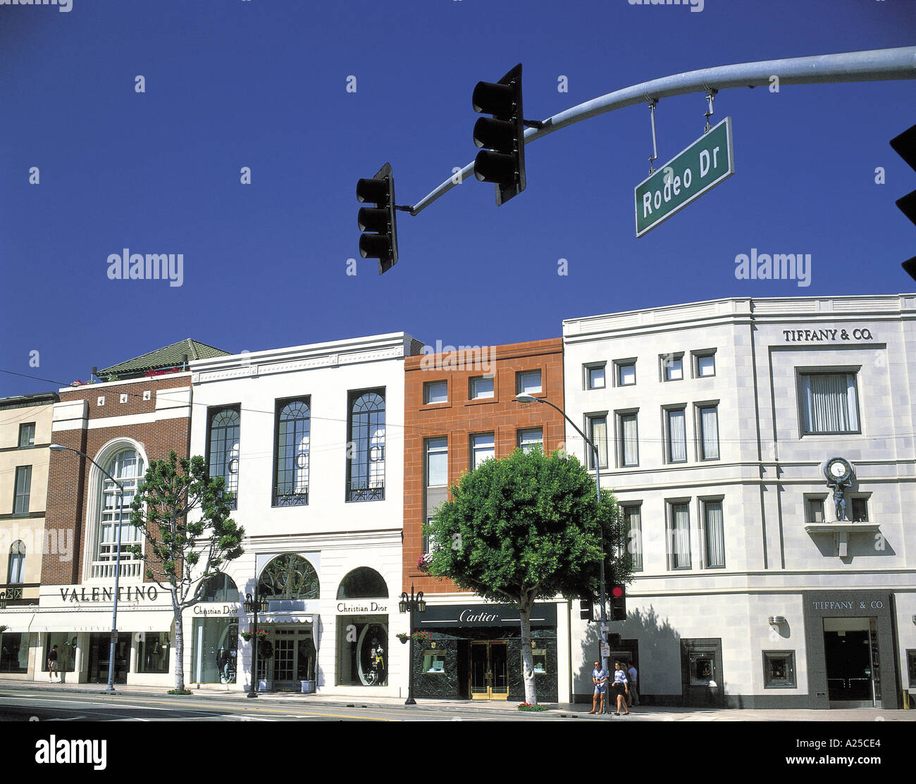 RODEO DRIVE BEVERLY HILLS LOS ANGELES USA Stock Photo - Alamy