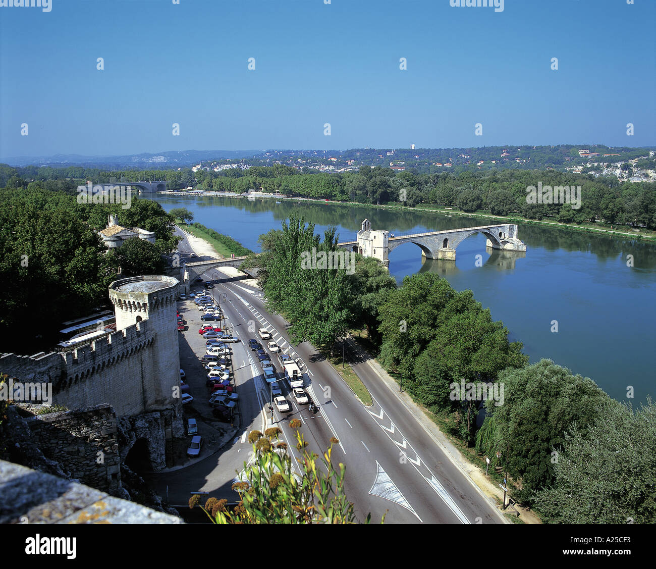 France provence vaucluse avignon aerial hi-res stock photography and ...