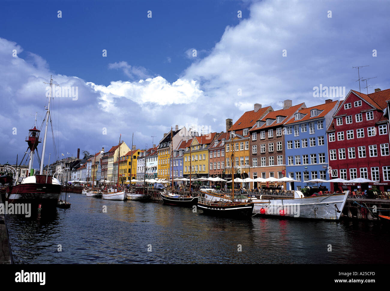 WATERFRONT NYHAVN COPENHAGEN DENMARK Stock Photo - Alamy