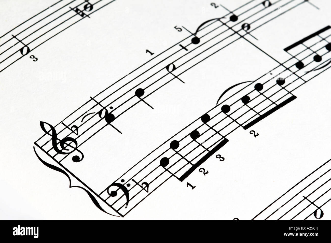 Musical Stave High Resolution Stock Photography and Images - Alamy