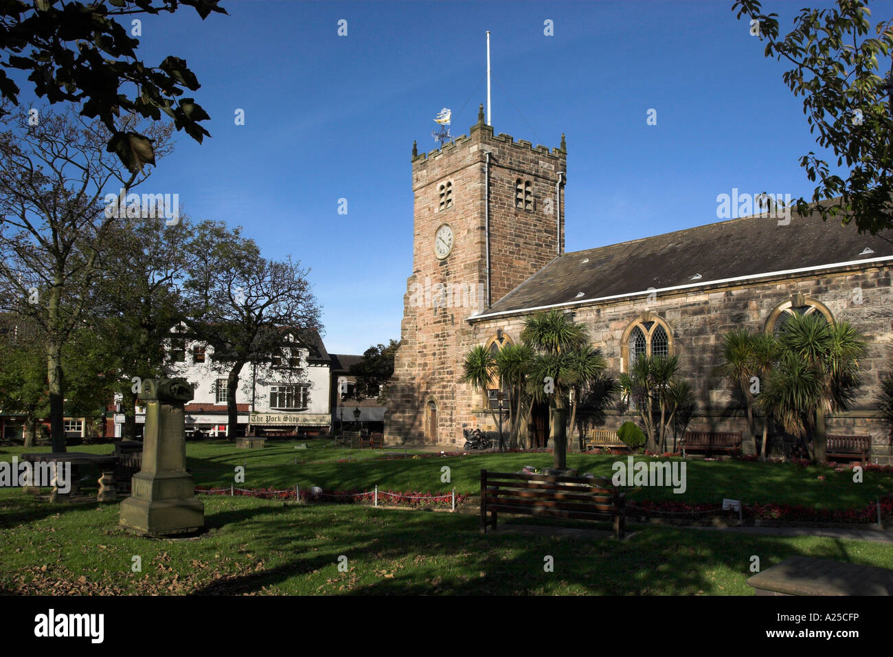 St Chads Church in Poulton le Fylde Stock Photo - Alamy