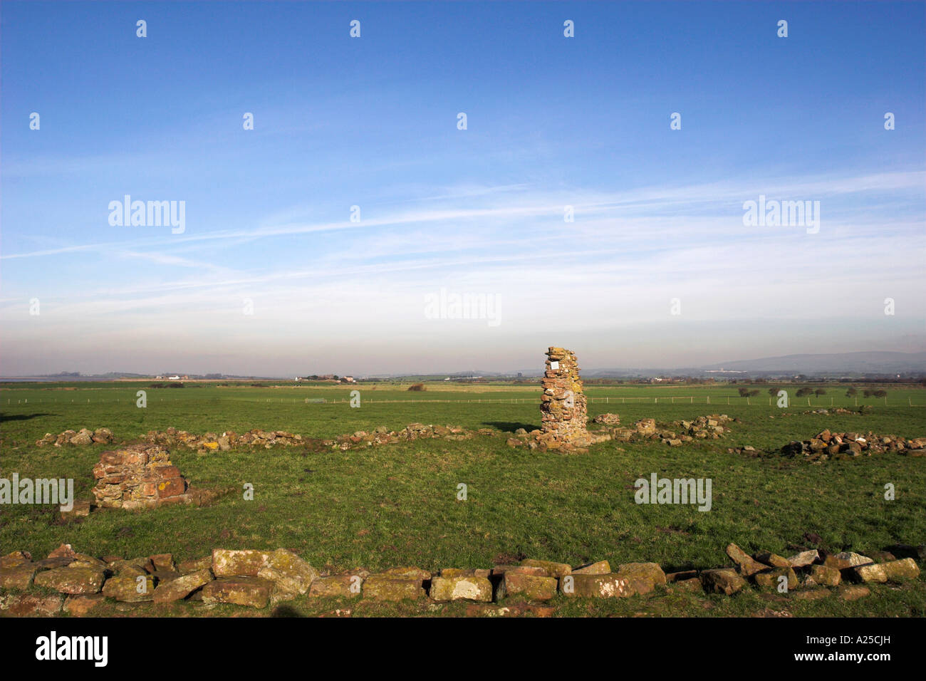Remains of Cockersands Abbey Stock Photo - Alamy