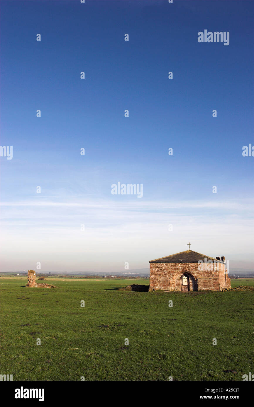 Remains of Cockersands Abbey Chapter House Stock Photo - Alamy