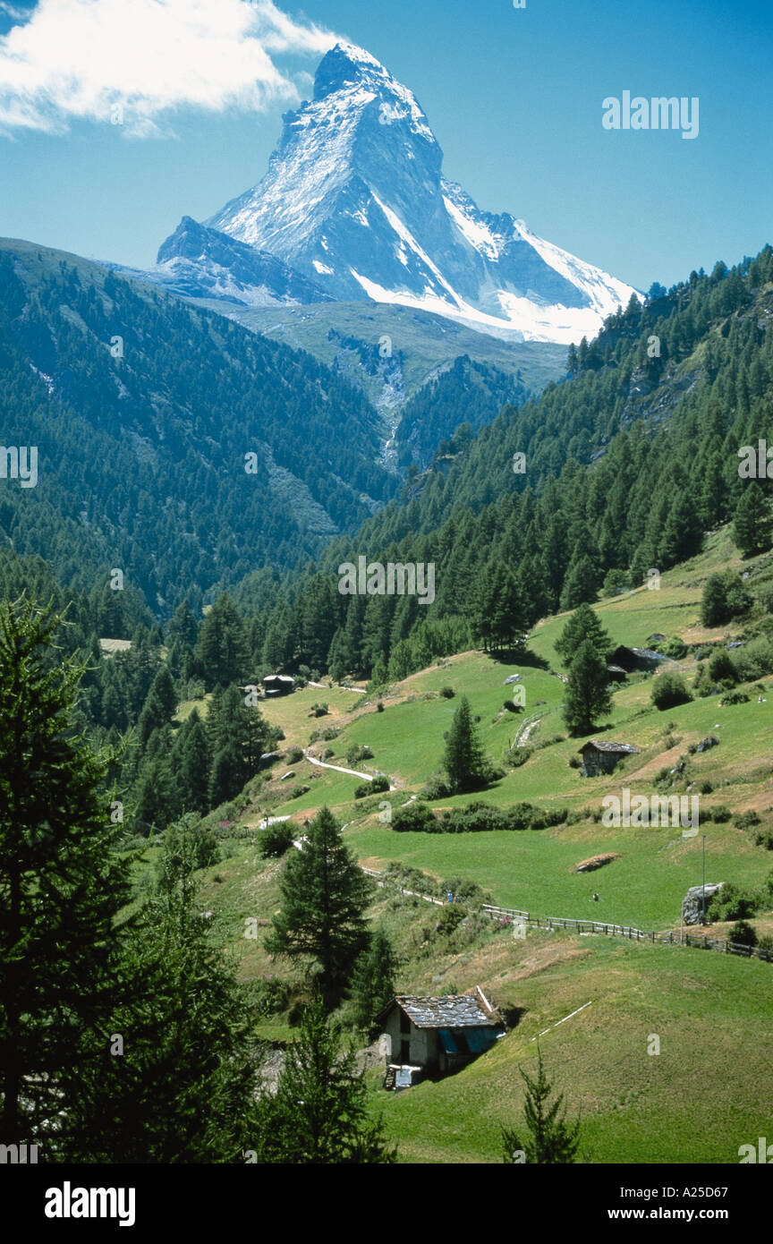 ALPINE VALLEY SWITZERLAND Stock Photo - Alamy