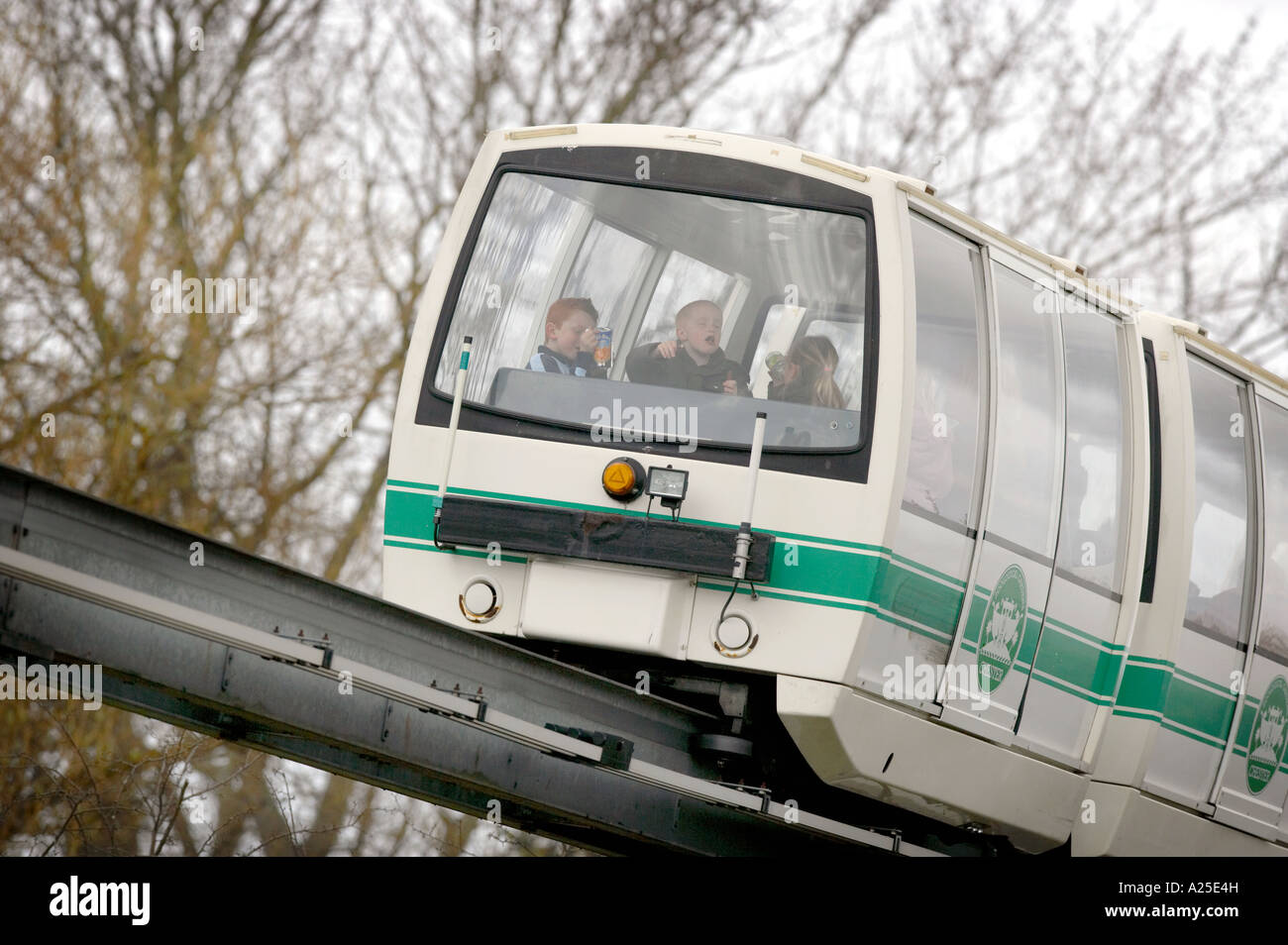 Monorail at Chester Zoo, UK Stock Photo - Alamy