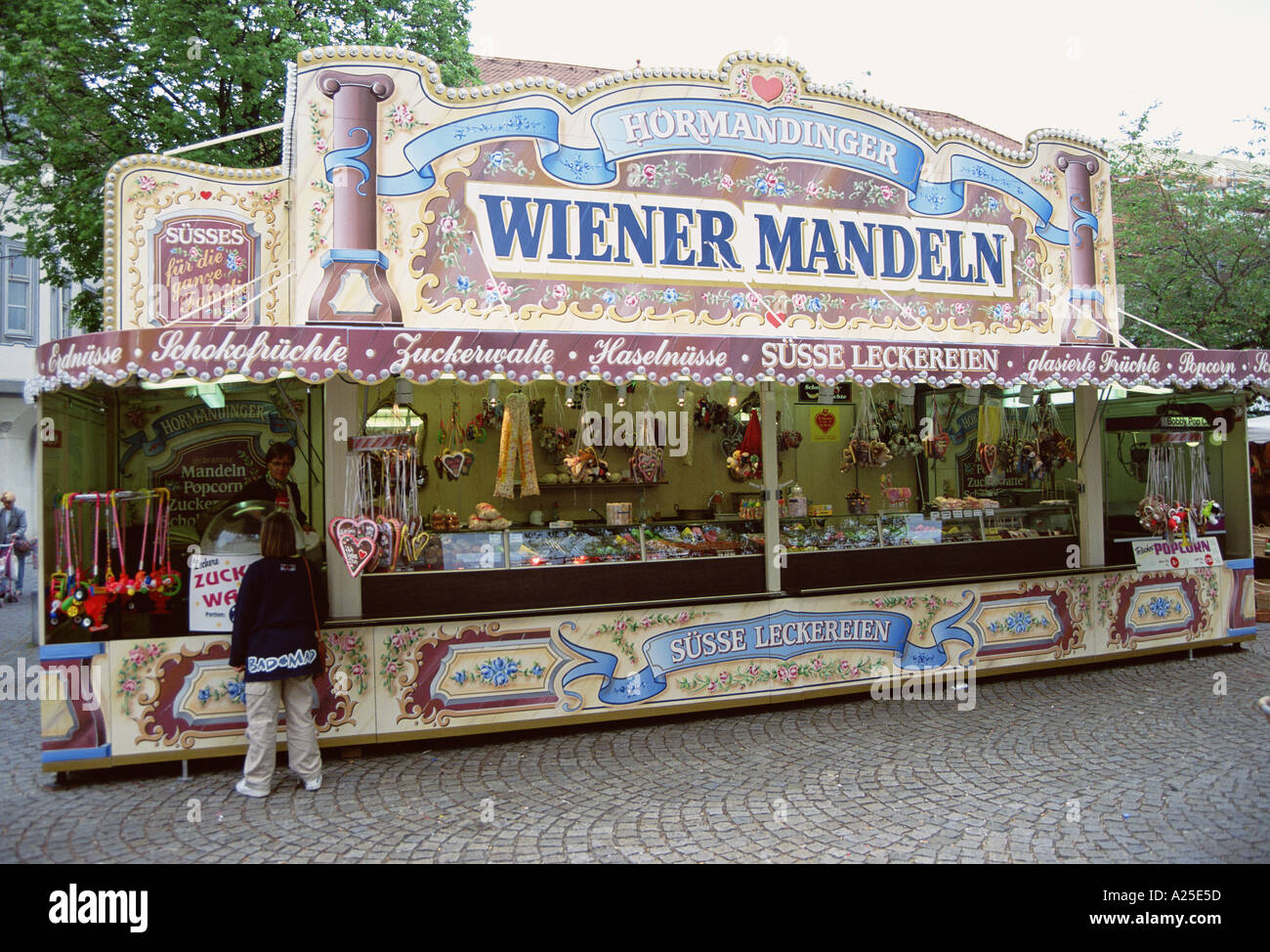 SWEET STALL EICHSTATT GERMANY Stock Photo - Alamy