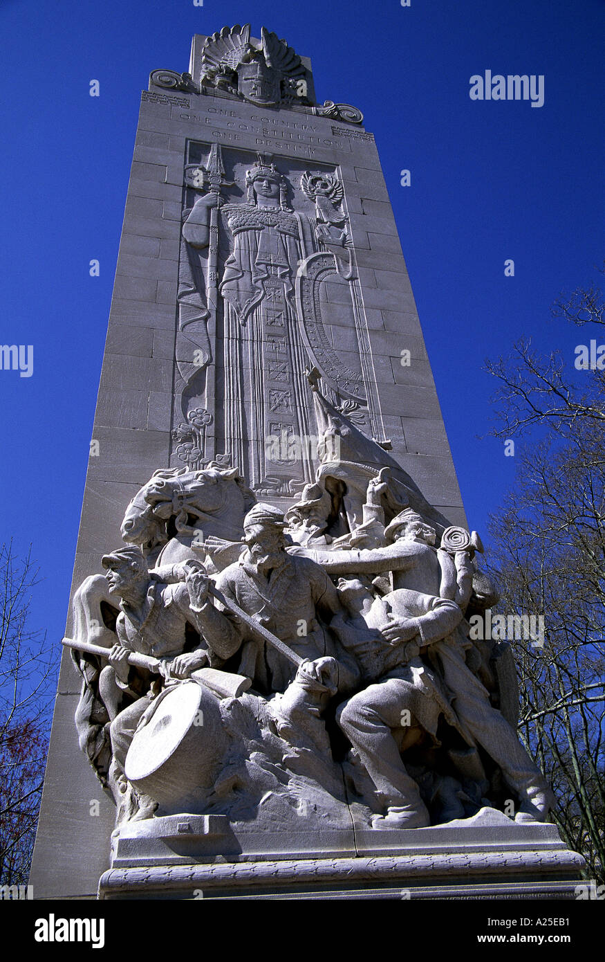 CIVIL WAR MARKER PHILADELPHIA PENNSYLVANIA USA Stock Photo - Alamy
