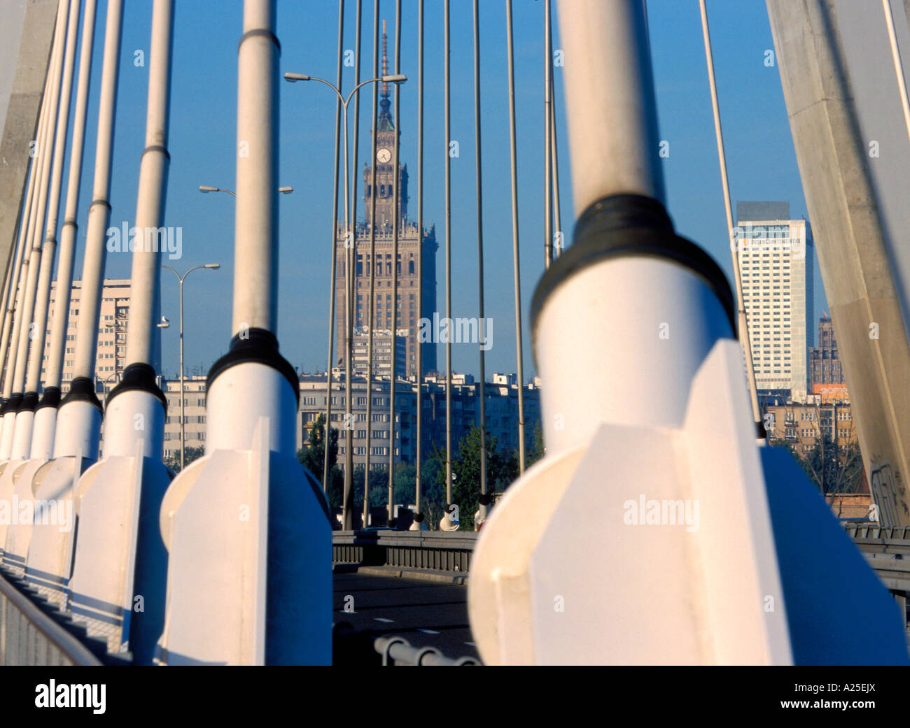 Swietokrzyski suspension bridge architecture hi-res stock photography ...