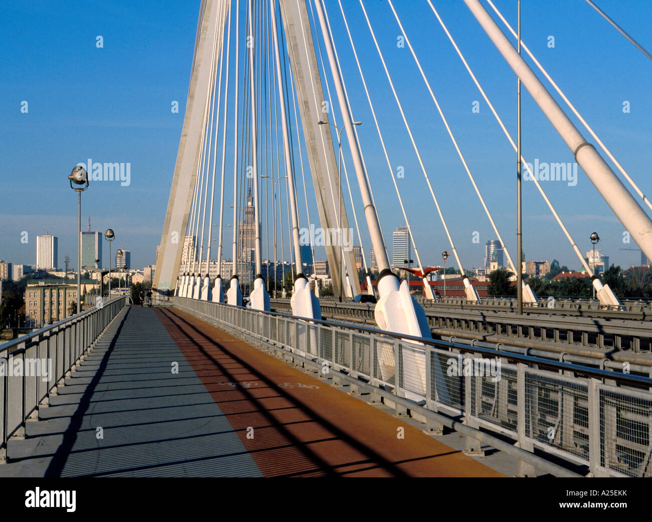 Swietokrzyski suspension bridge architecture hi-res stock photography ...