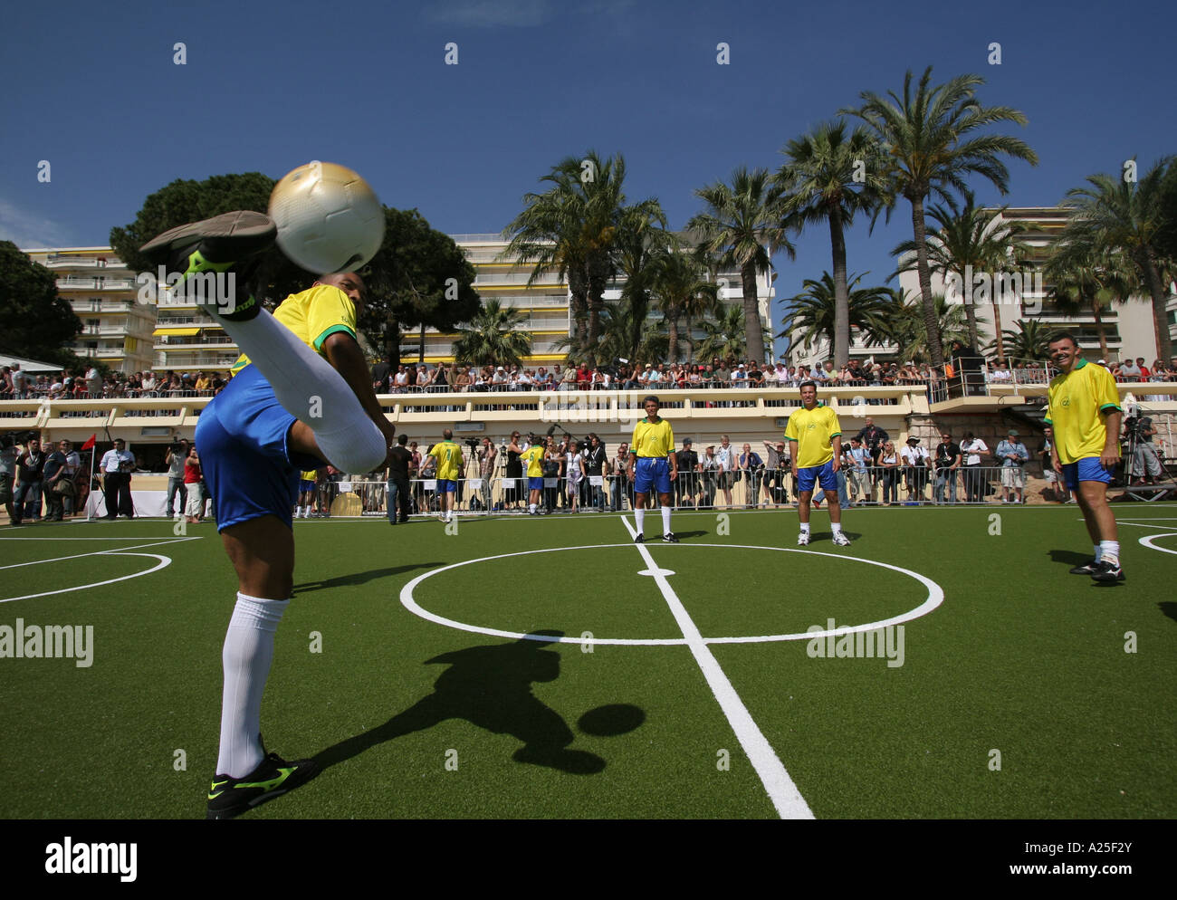 Brazilian 1994 World Cup squad, Cannes, South of France Stock Photo - Alamy