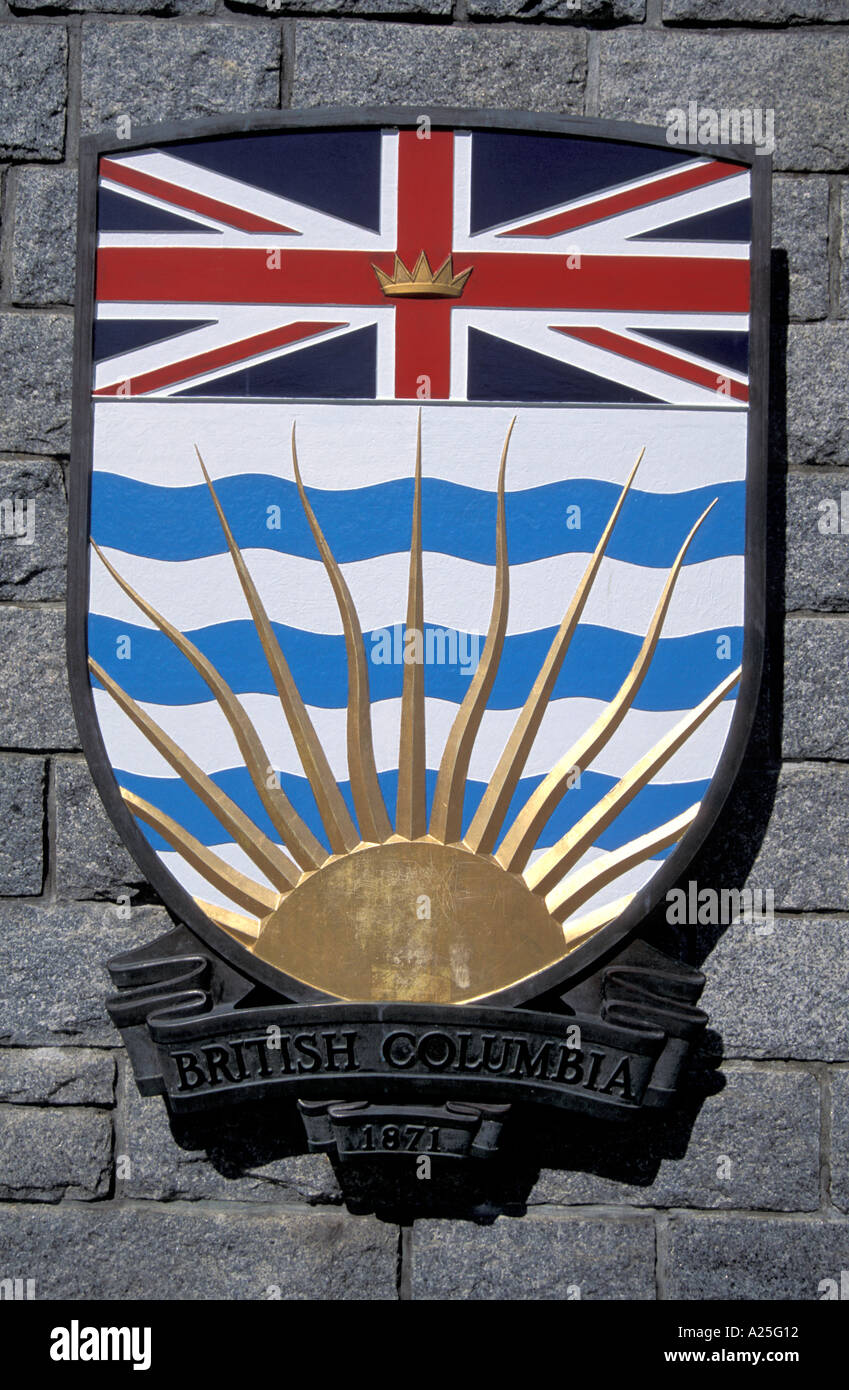Coat arms province british columbia hi-res stock photography and images ...