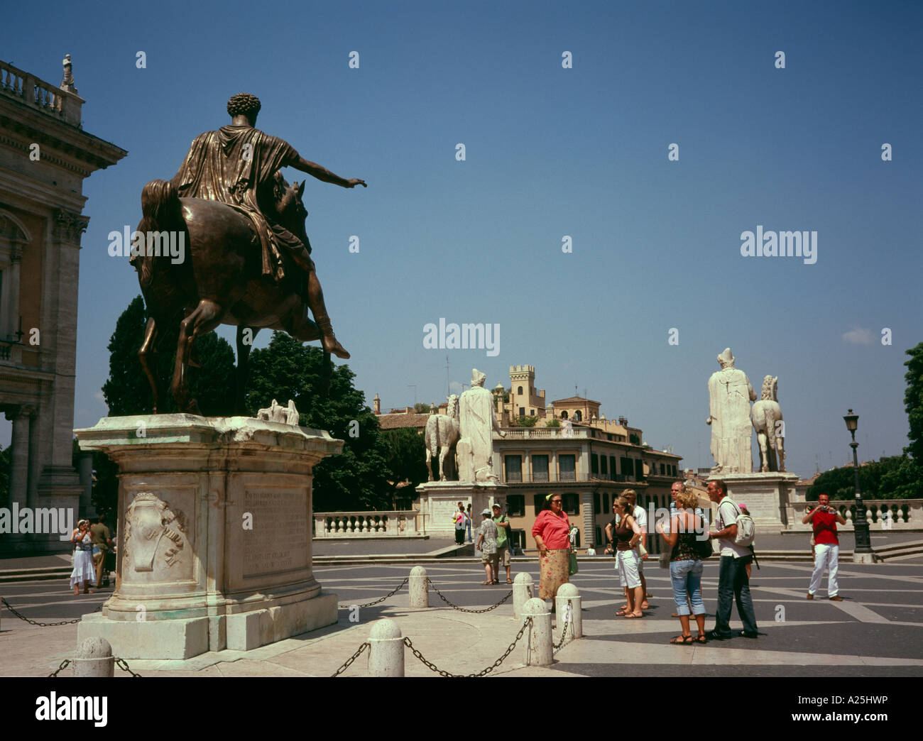 Statue of Marcus Aurelius, Victor Emmanuel or Vittorio Emanuele II ...