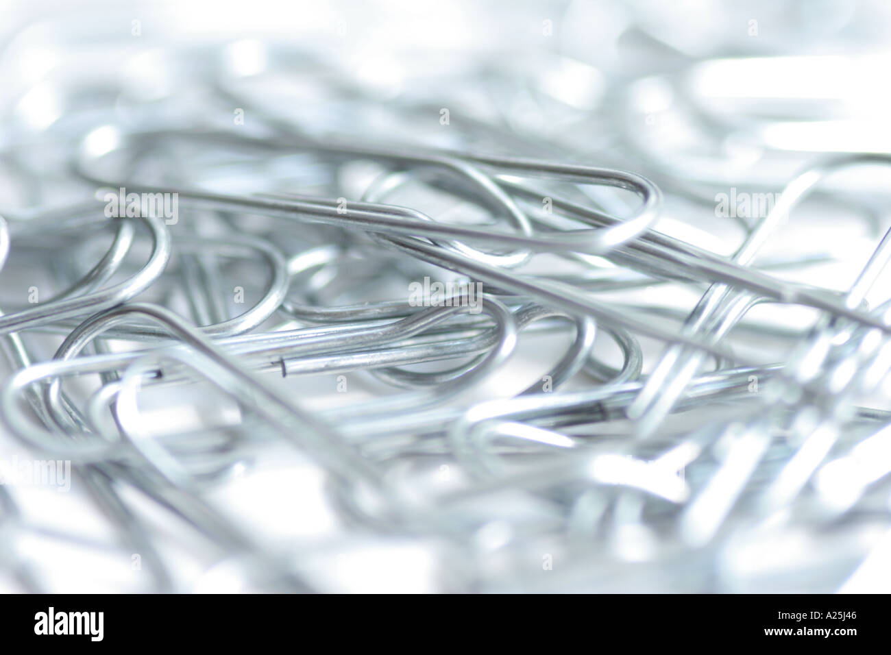Group of Paperclips Stock Photo - Alamy