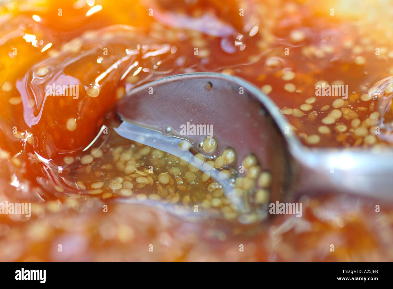 Spoon fig jam close hi-res stock photography and images - Alamy