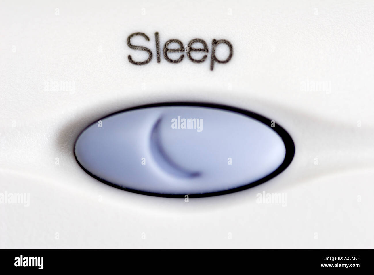 Close up of computer keyboard key sleep Stock Photo - Alamy