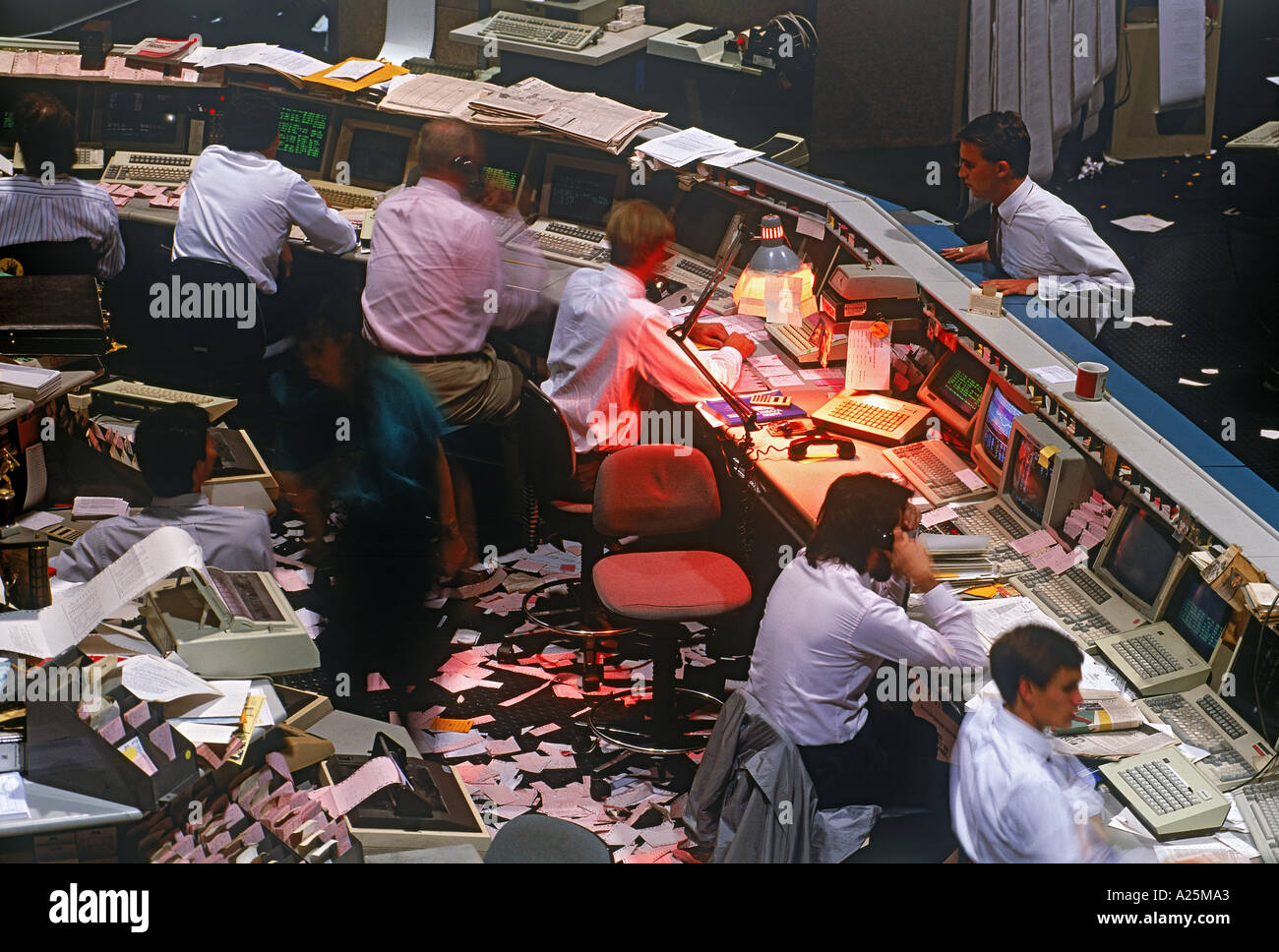 Pacific Stock Exchange floor in Los Angeles Stock Photo - Alamy