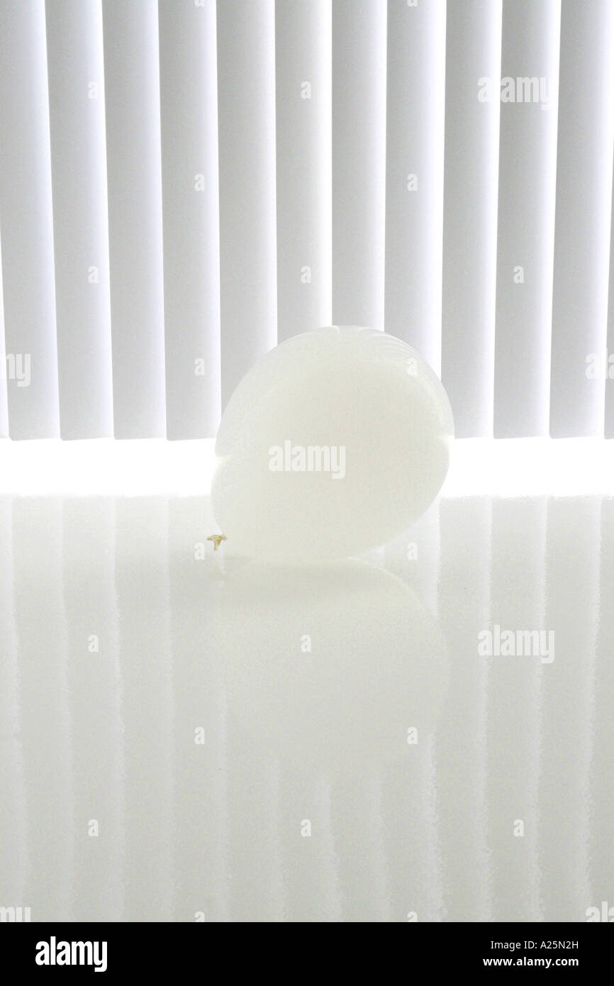 white air balloon in front of a white background Stock Photo - Alamy