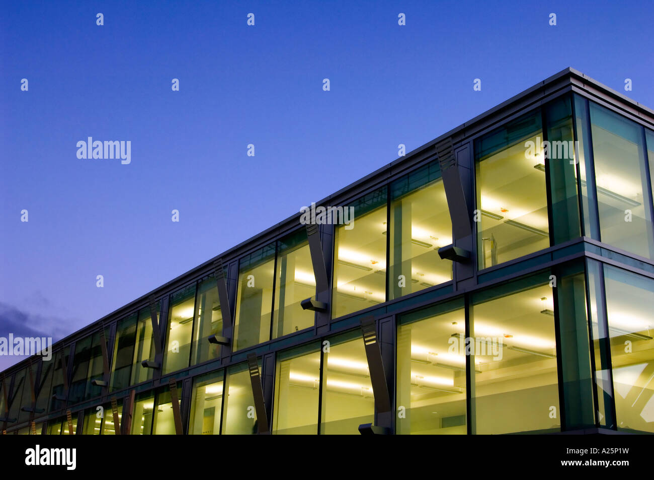 Modern Glass Buildings Concept