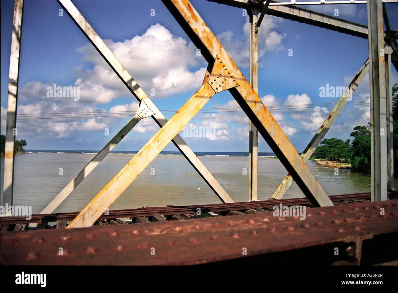 bridge jamaica caribbean Stock Photo - Alamy