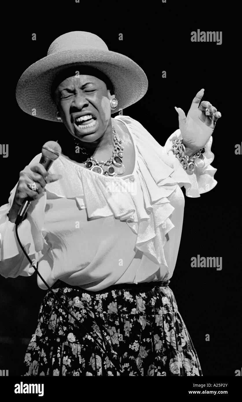 BETTY CARTER performs at the MONTEREY JAZZ FESTIVAL MONTEREY CALIFORNIA ...