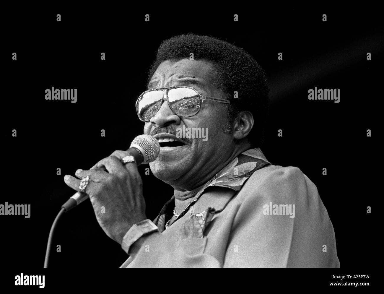 LITTLE MILTON sings at the MONTEREY JAZZ FESTIVAL MONTEREY CALIFORNIA ...