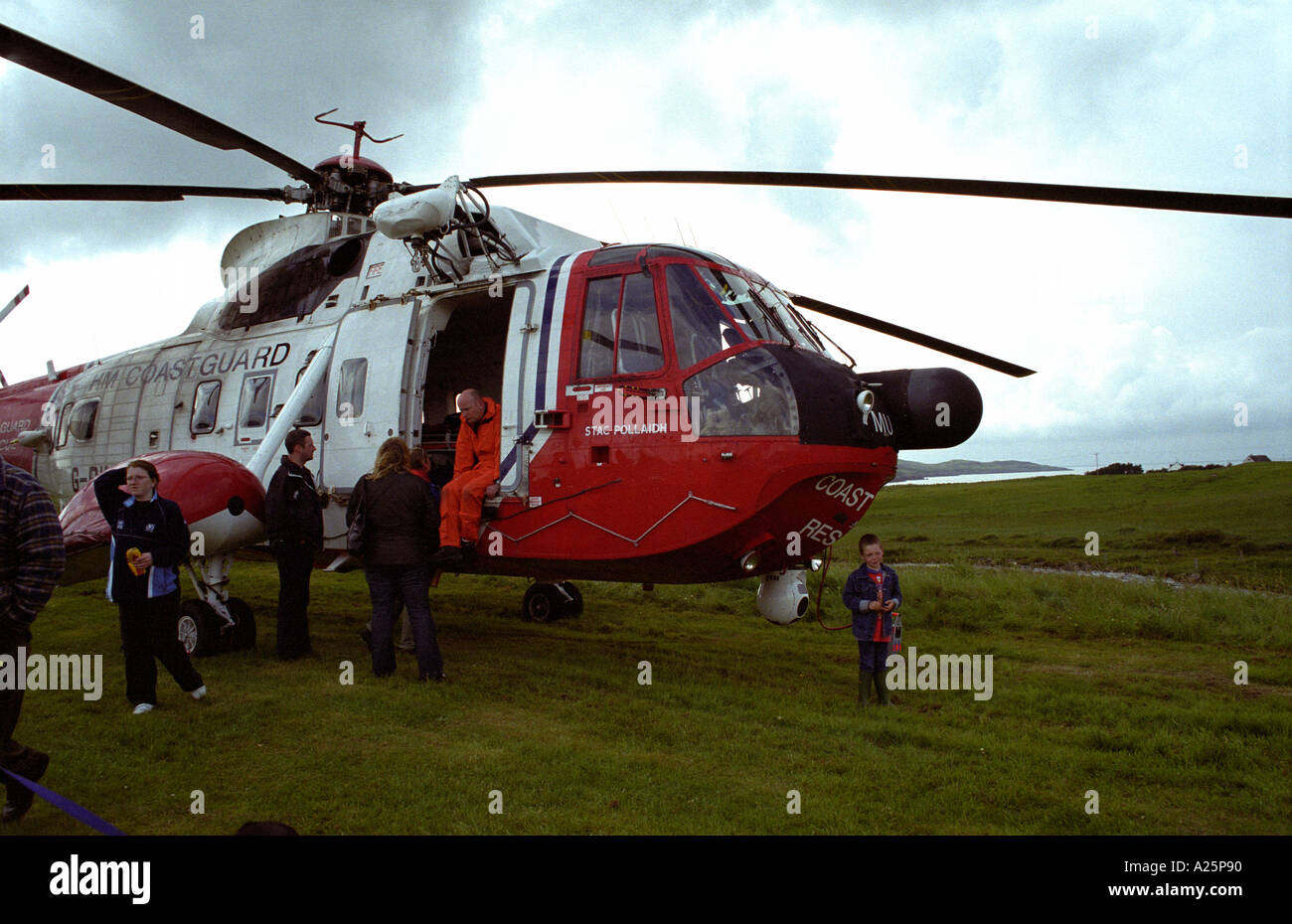 Coastguard Sea King Rescue Helicopter Stock Photo - Alamy