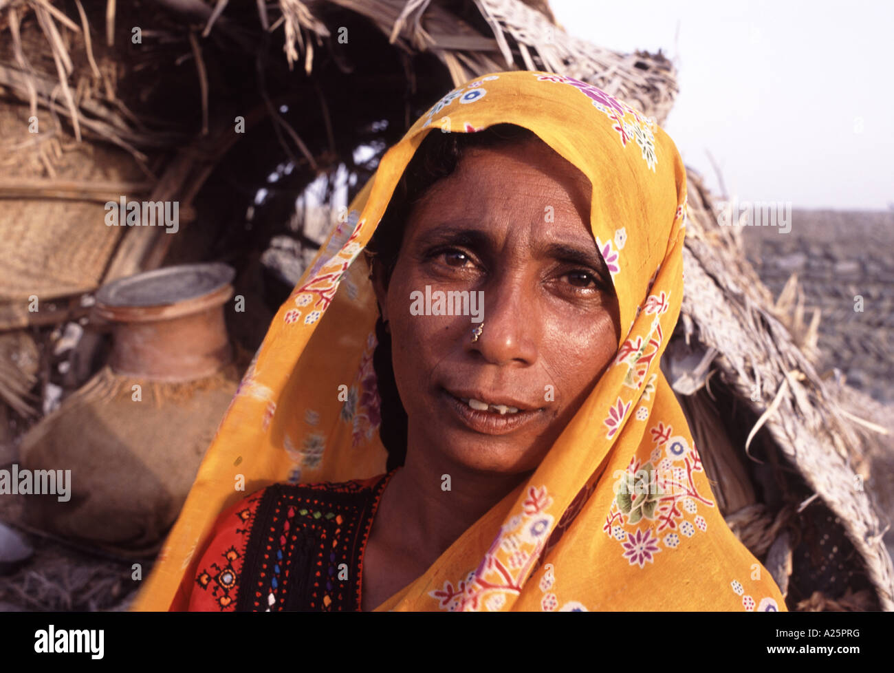A Balochi woman living in the rural and remote area of Awaran in ...