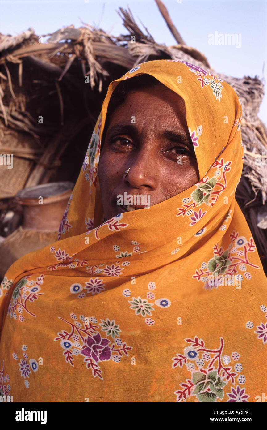 A Balochi woman living in the rural and remote area of Awaran in ...