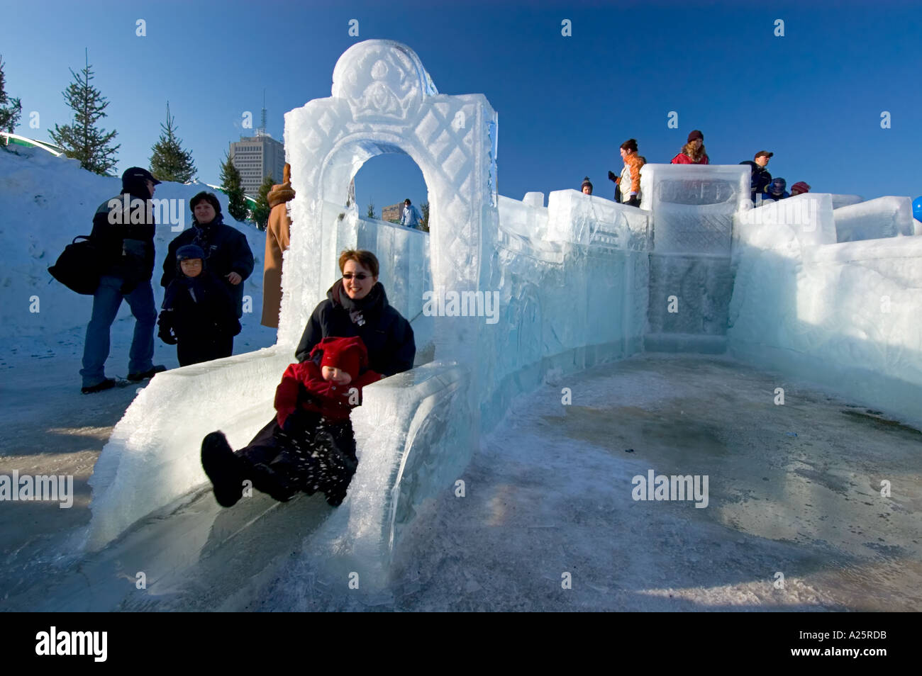 Woman ice freezing cold canada hi-res stock photography and images - Alamy