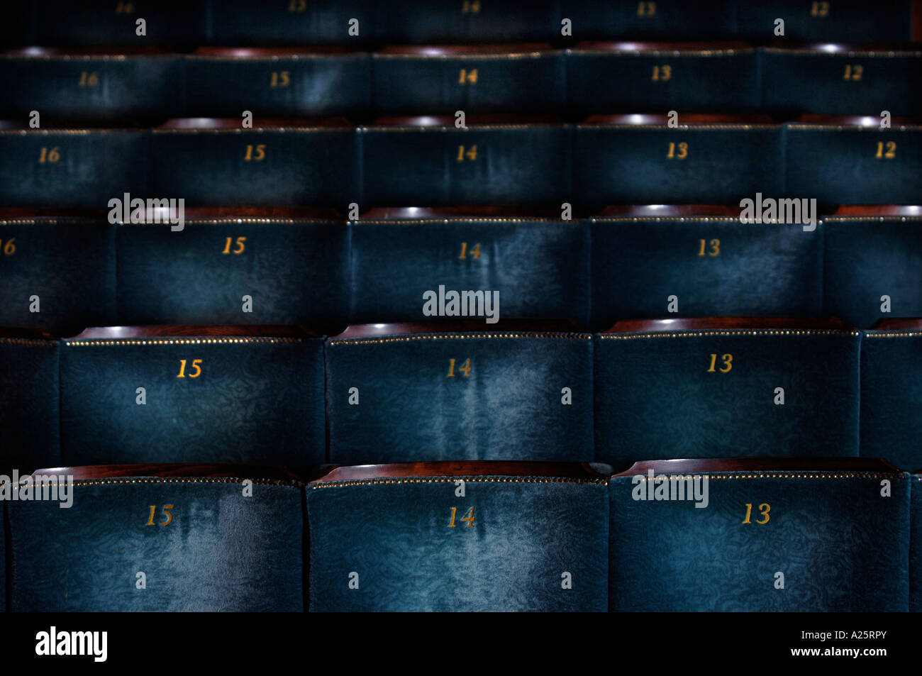 SEATS IN THE AUDITORIUM OF THE EVERYMAN THEATRE CHELTENHAM UK Stock ...