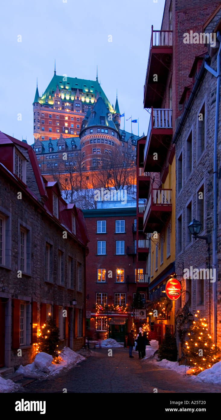 Chateau Frontenac, Upper Town, Old Town, Quebec City, Quebec, Canada ...