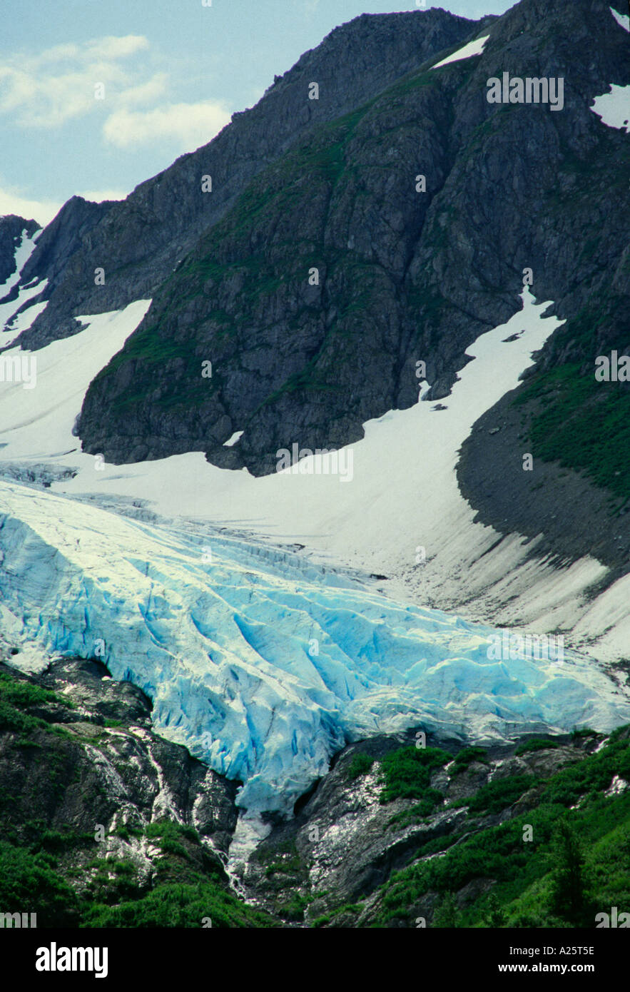 Glacial mountains in the Kenai Peninsula and the Chugach National ...