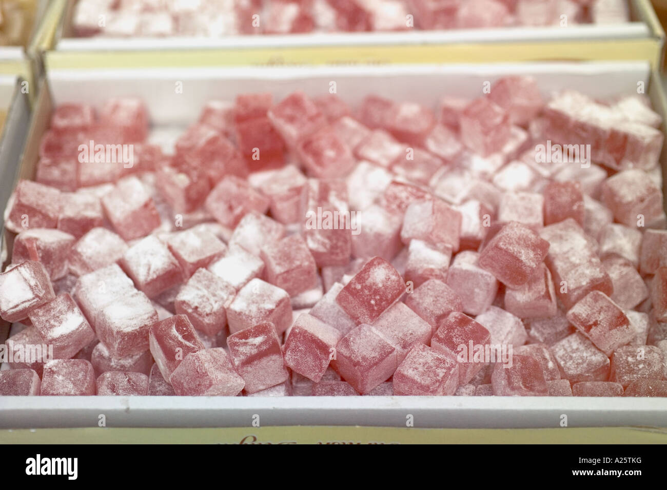 box of turkish delight Stock Photo - Alamy