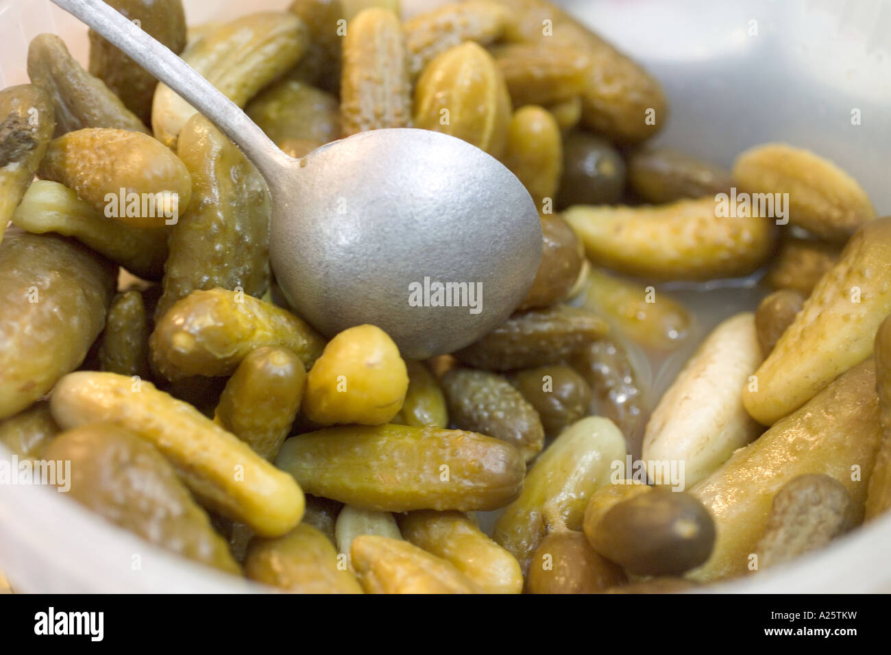 polish pickle at borough market London Stock Photo - Alamy
