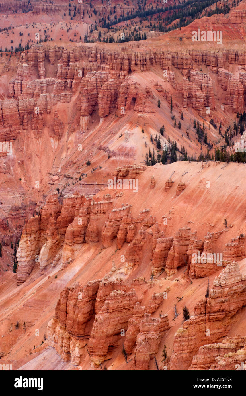 CEDAR BREAKS NATIONAL MONUMENT is made up of erodding Pink Cliffs of ...