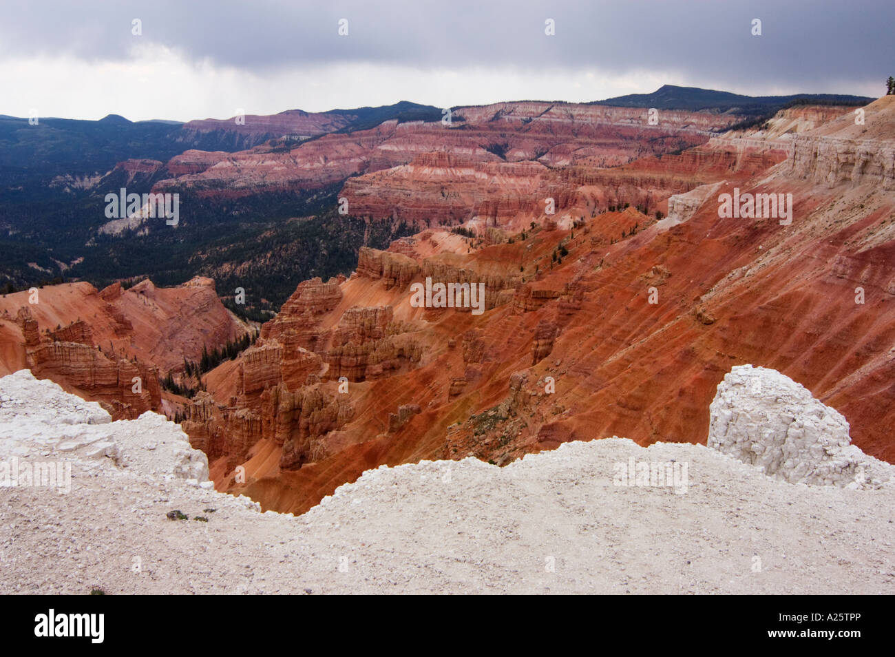 CEDAR BREAKS NATIONAL MONUMENT is made up of erodding Pink Cliffs of ...