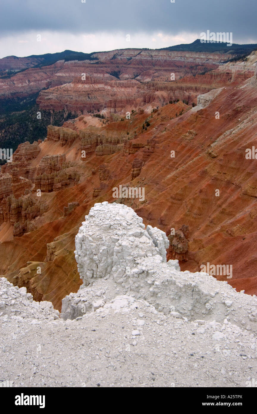 CEDAR BREAKS NATIONAL MONUMENT is made up of erodding Pink Cliffs of ...